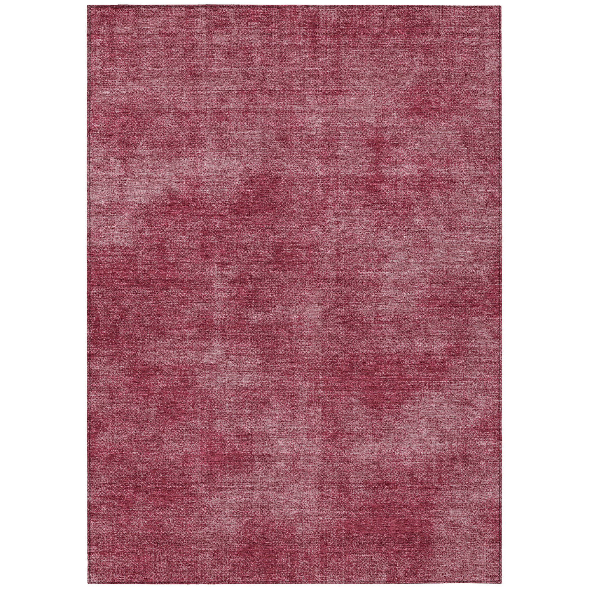 HomeRoots 3' X 5' Red Washable Indoor Outdoor Area Rug | Wayfair