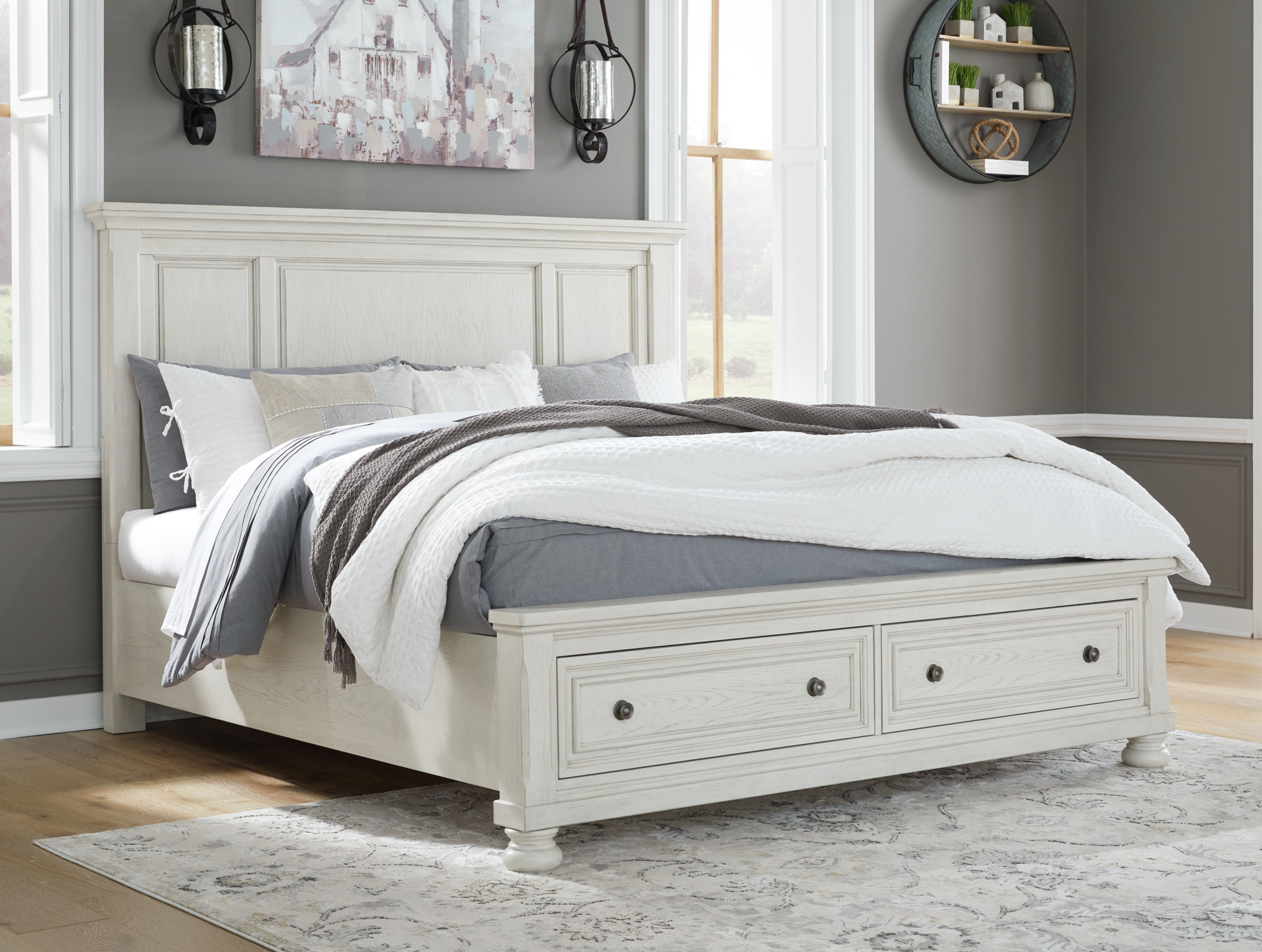 Signature Design by Ashley Robbinsdale Queen Panel Storage Bed | Wayfair
