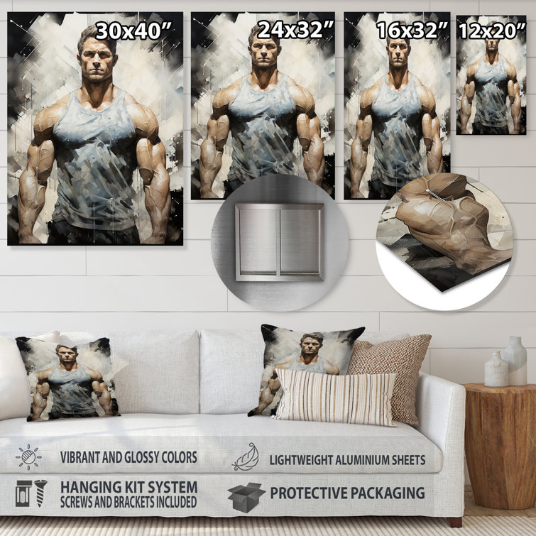 Winston Porter " Bodybuilding The Chiseled Physique " on Metal | Wayfair