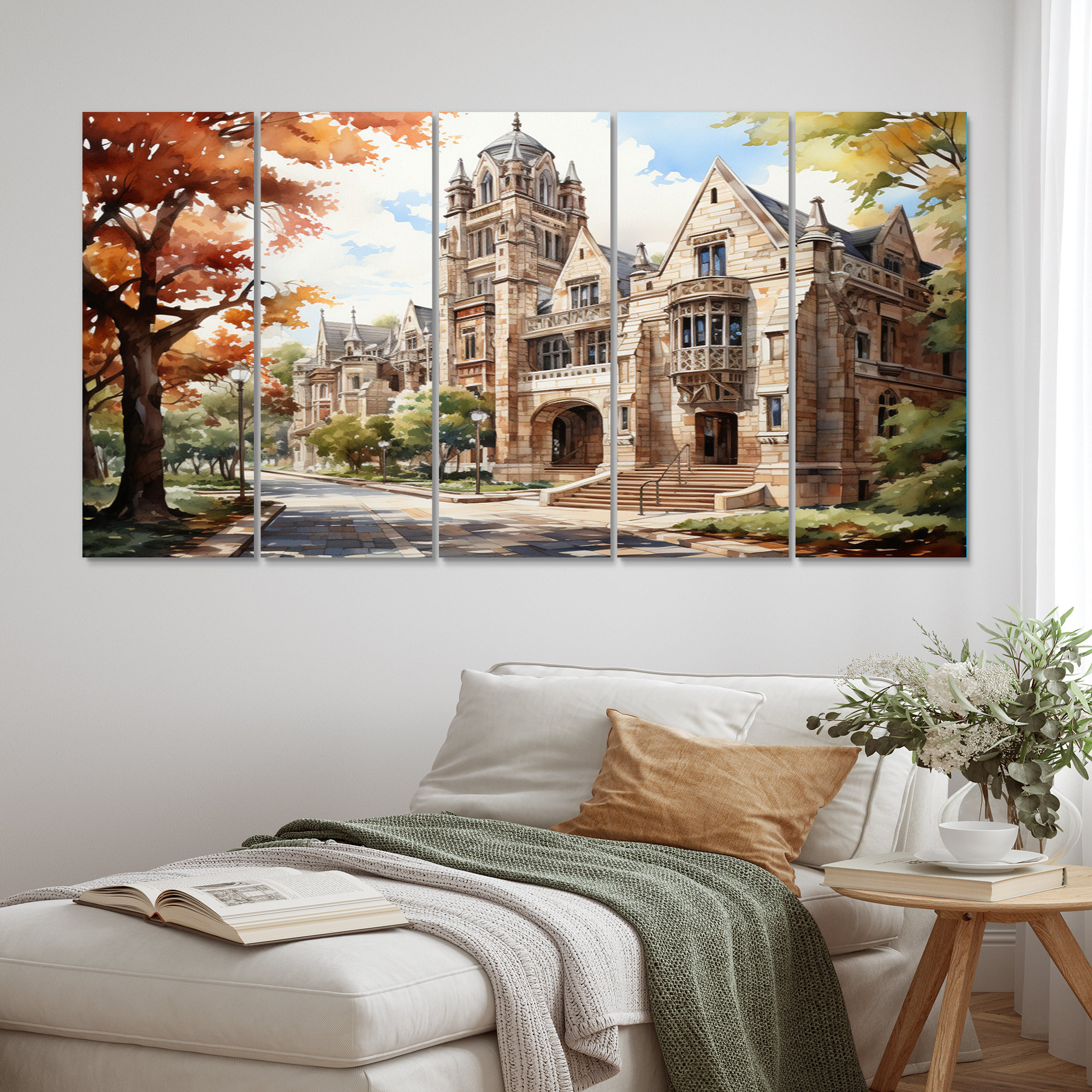 Winston Porter College University Buildings Academic III On Canvas 5 ...