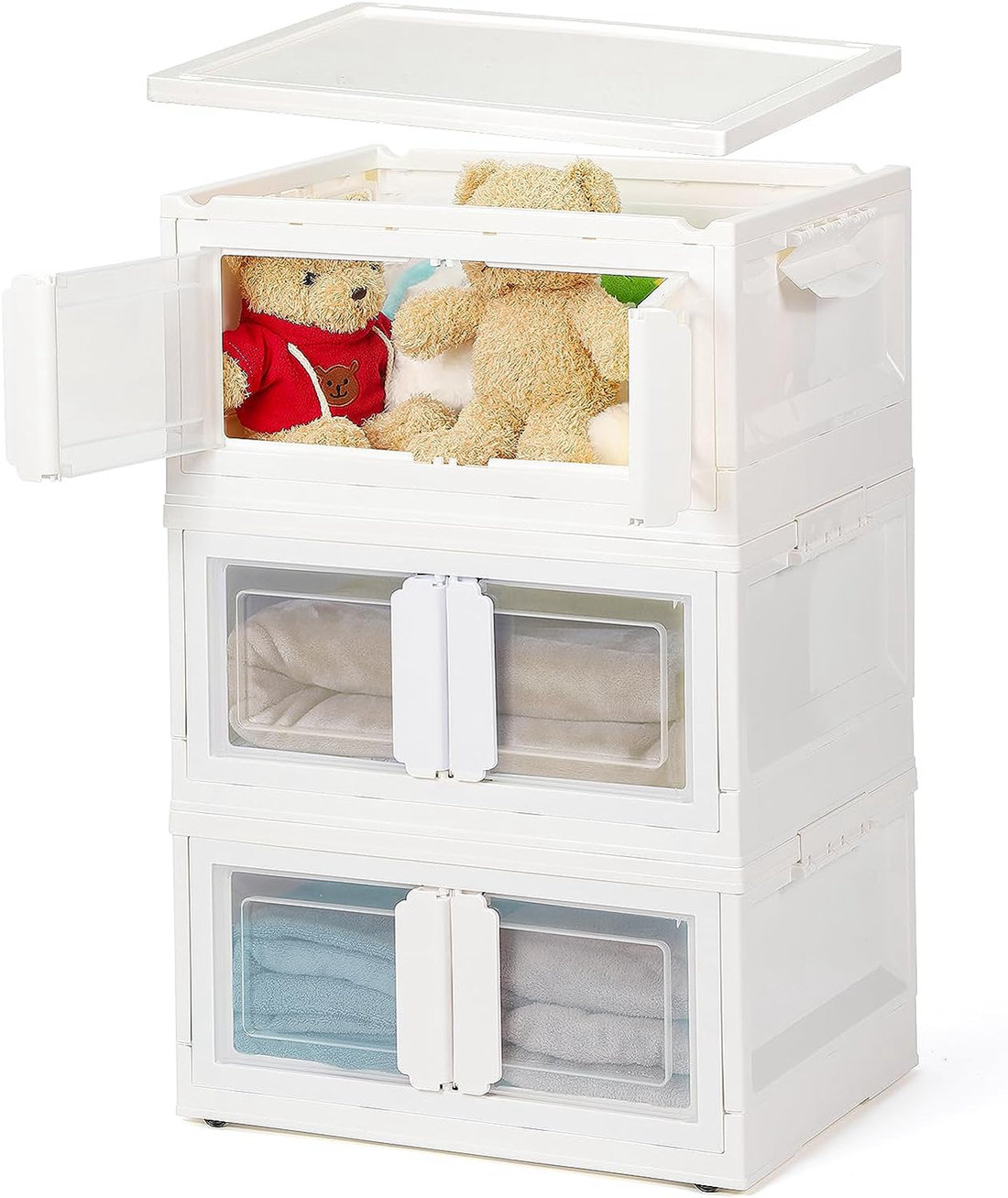Rebrilliant Mackennah 3 Drawer Stackable Drawer - Wayfair Canada