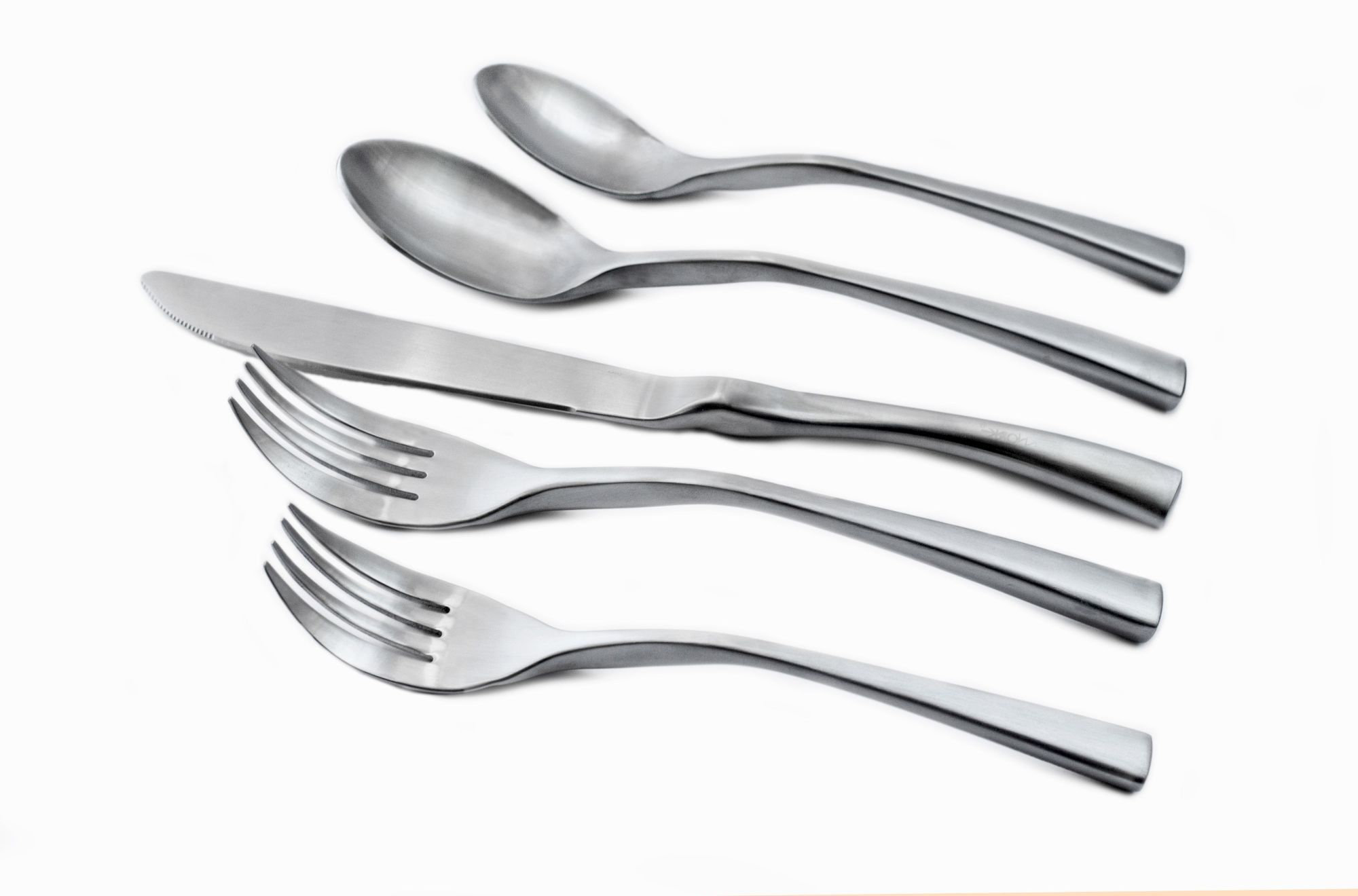 Knork Curve 20 Piece Flatware Set, Service for 4 & Reviews | Wayfair