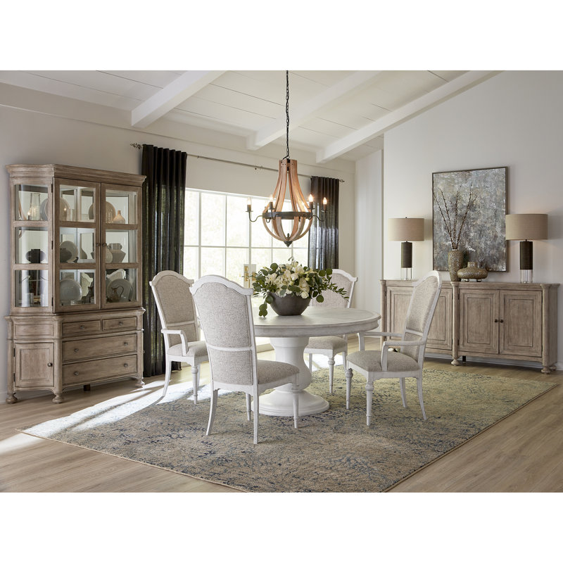 Birch Lane™ Wolfdale 60" Round Pedestal Dining Table | Wayfair