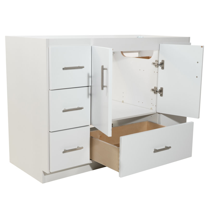 Strasser Woodenworks Simplicity 48" Single Bathroom Vanity Base only ...