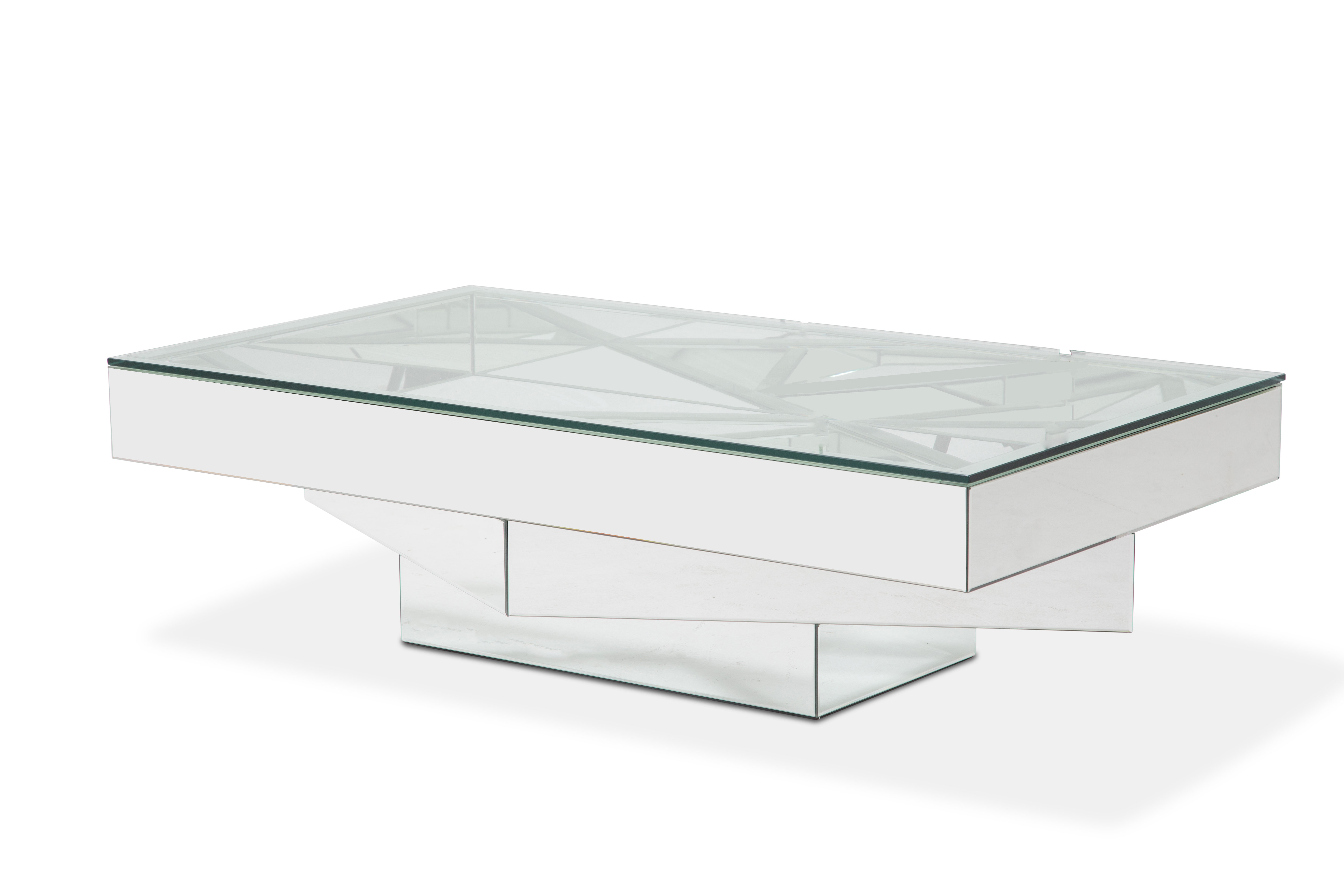 Michael Amini Montreal Pedestal Coffee Table | Wayfair