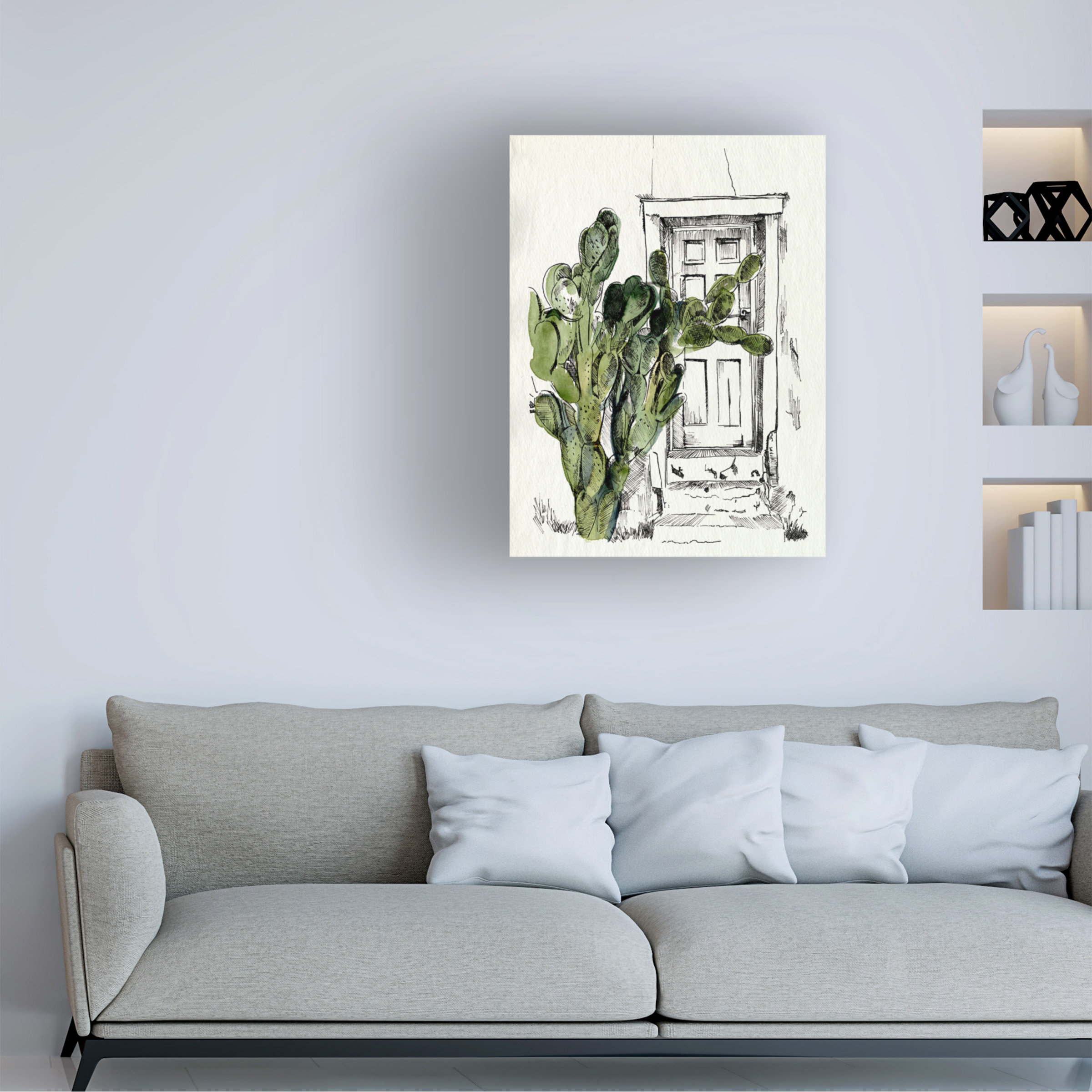 Foundry Select Jennifer Paxton Parker ''Cactus Door I'' Canvas Art ...