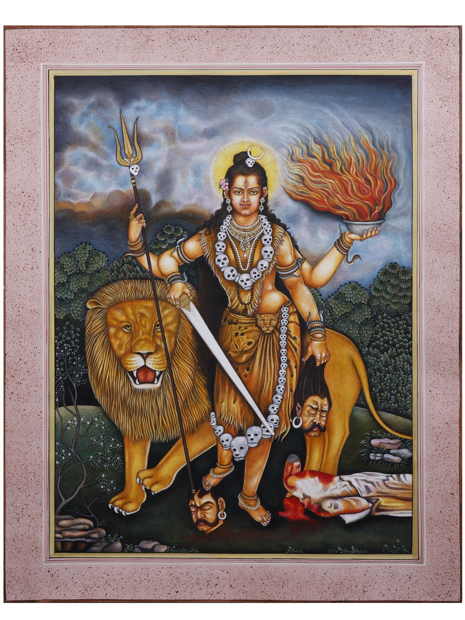 Exotic India Superfine Goddess Parvati : Wife Of Lord Shiva ...