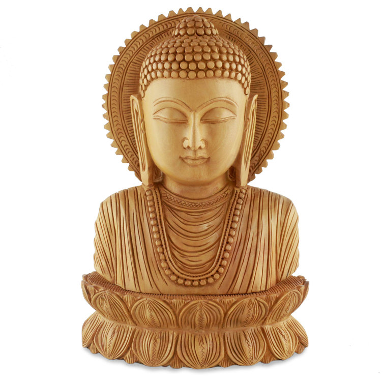 Novica Serene Buddha I Wood Figurine | Perigold