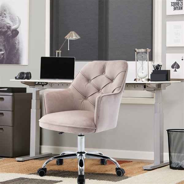 Mercer41 Exum Home Office Velvet Task Chair & Reviews | Wayfair