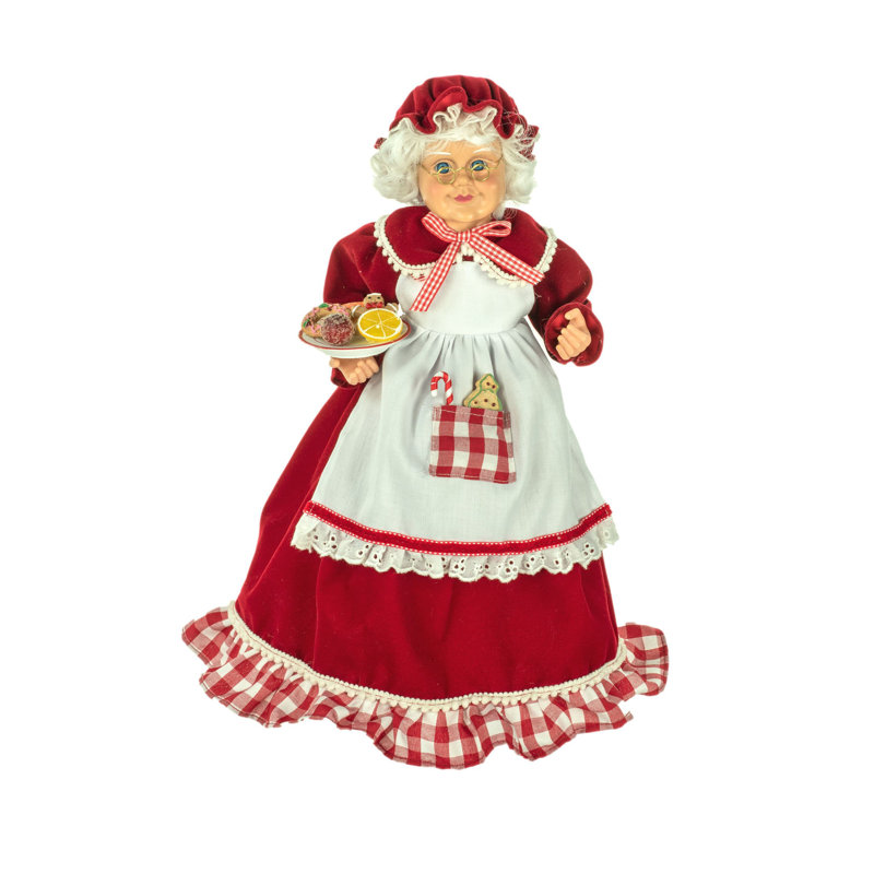 The Holiday Aisle® Red Standing Candy Santa | Wayfair