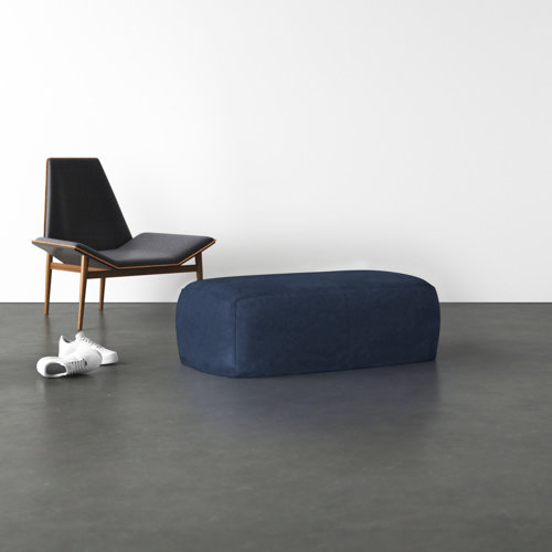 Modern Blue Ottomans + Poufs | AllModern