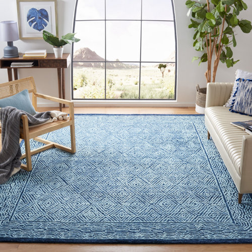 8' x 10' Navy Area Rugs You'll Love | Wayfair