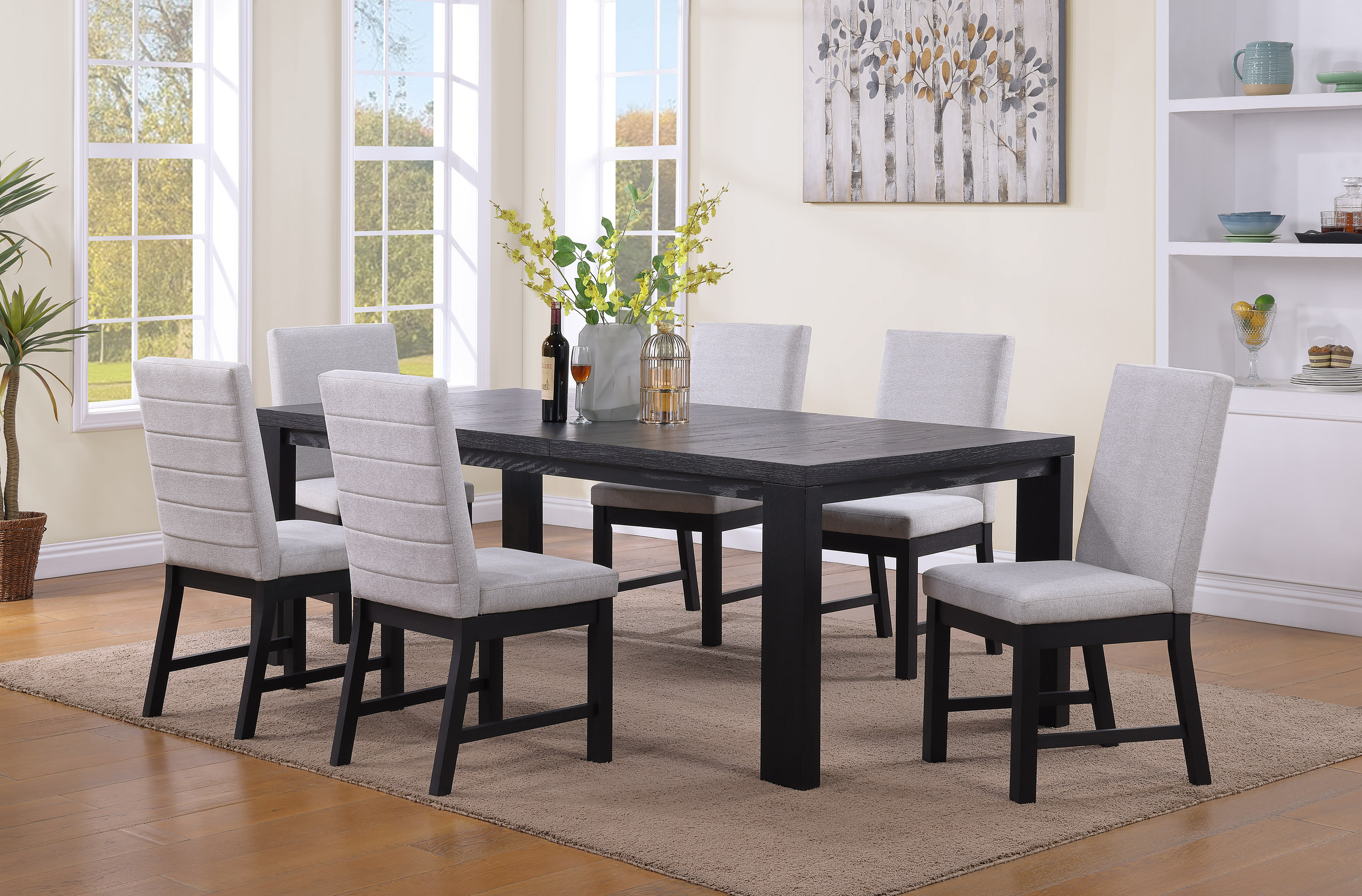 Millwood Pines Evynn Rectangular 72'' L x 41.00'' W Dining Set | Wayfair