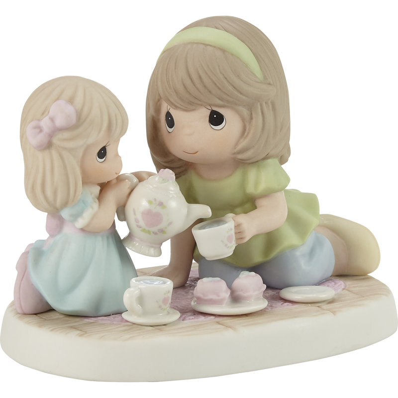 Precious Moments Mom, You’re Tea-rrific Mother And Daughter Figurine ...
