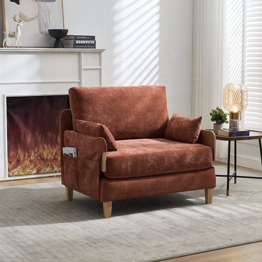 Ebern Designs 3-In-1 Convertible Sleeper Sofa Bed – Foldable Recliner ...