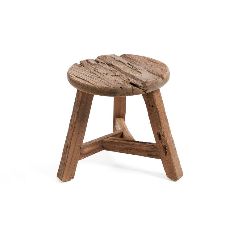 Union Rustic Jalapa Solid Wood Accent Stool | Wayfair.co.uk