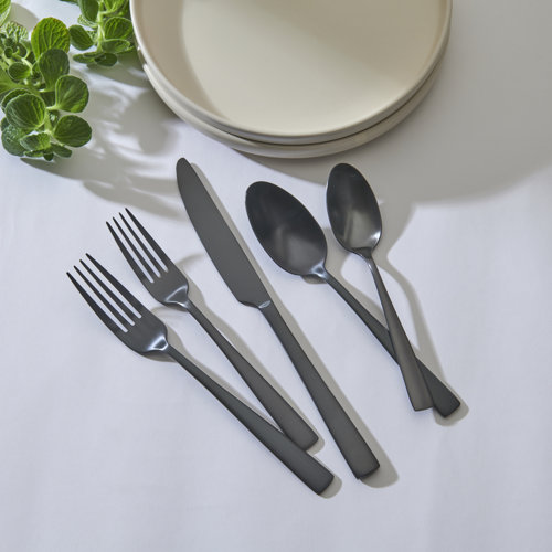 Ornative Flatware Adila 18/0 Stainless Steel 20 Pieces Flatware Set ...