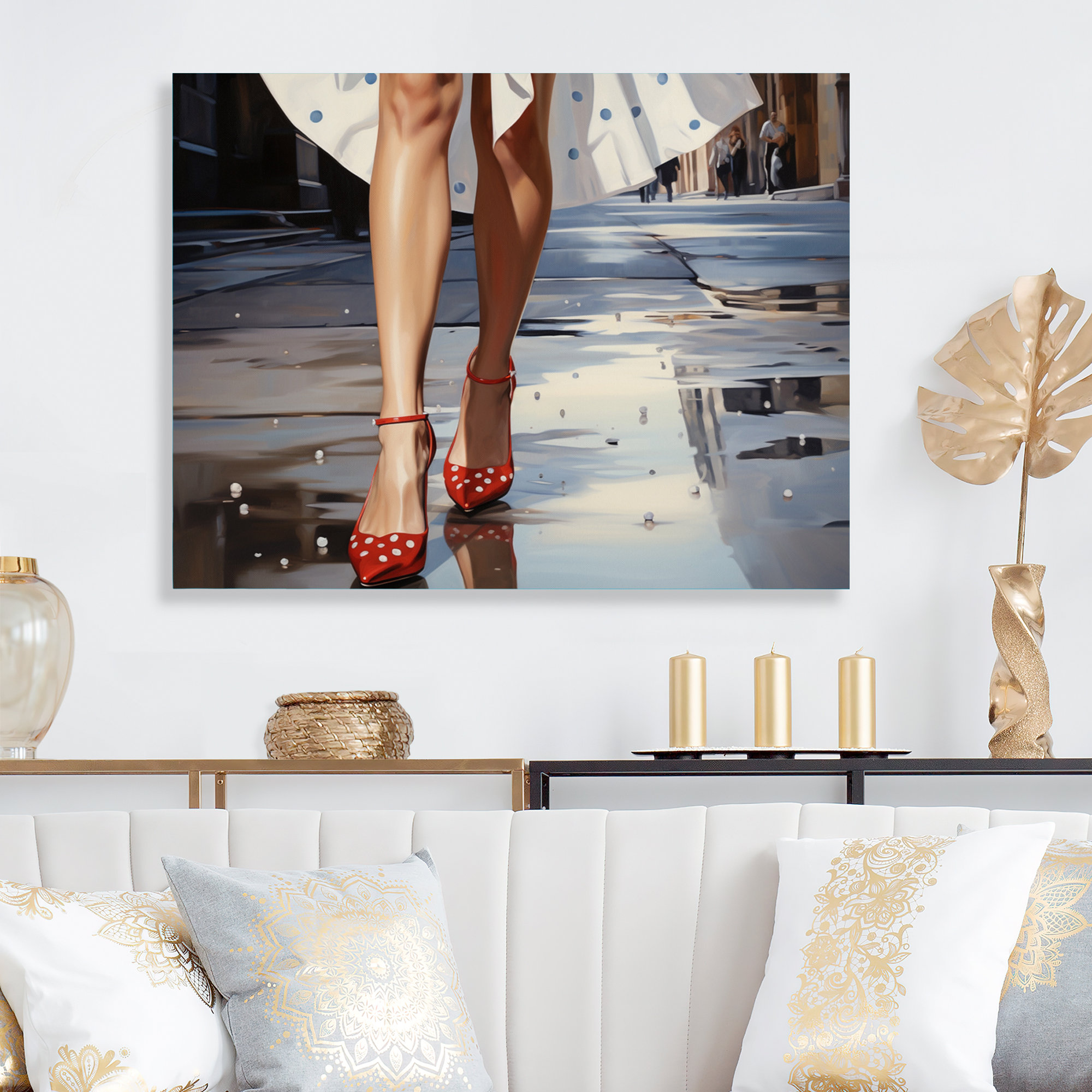 Winston Porter Fashion Step into Style II - Unframed Print on Metal ...