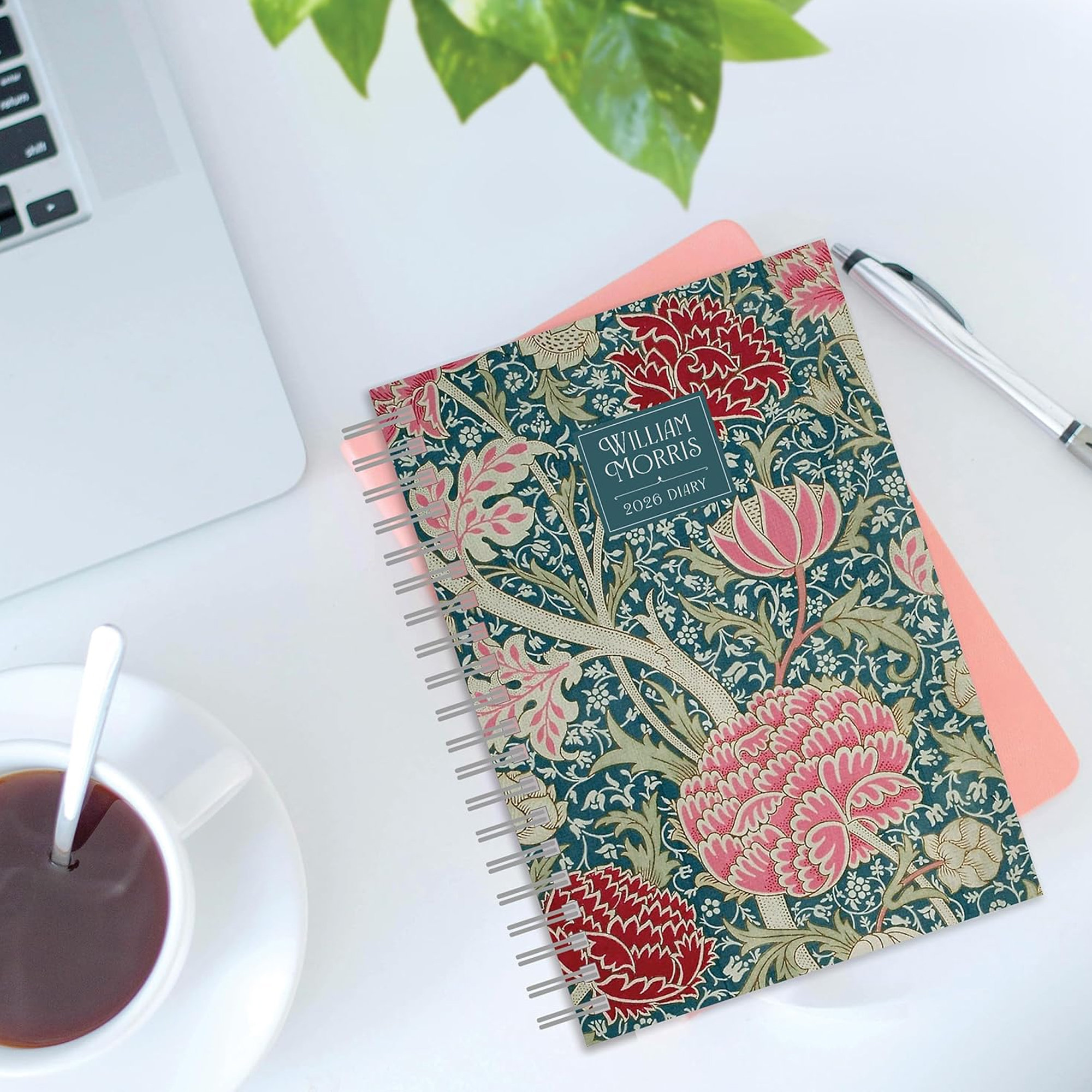 Astoria Grand 2026 William Morris A5 Wiro Diary | Wayfair.co.uk