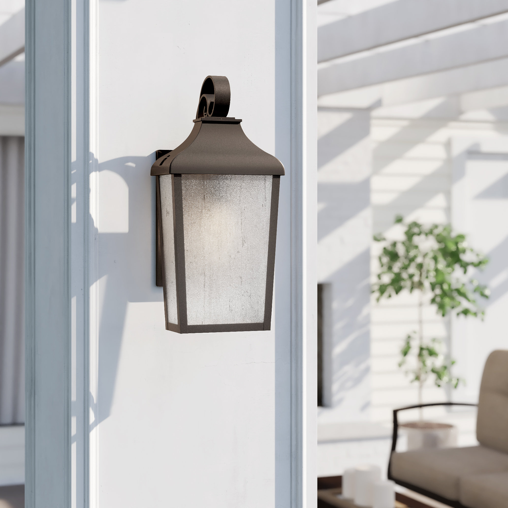 Three Posts™ Harpole 1-Light Outdoor Wall Lantern & Reviews | Wayfair