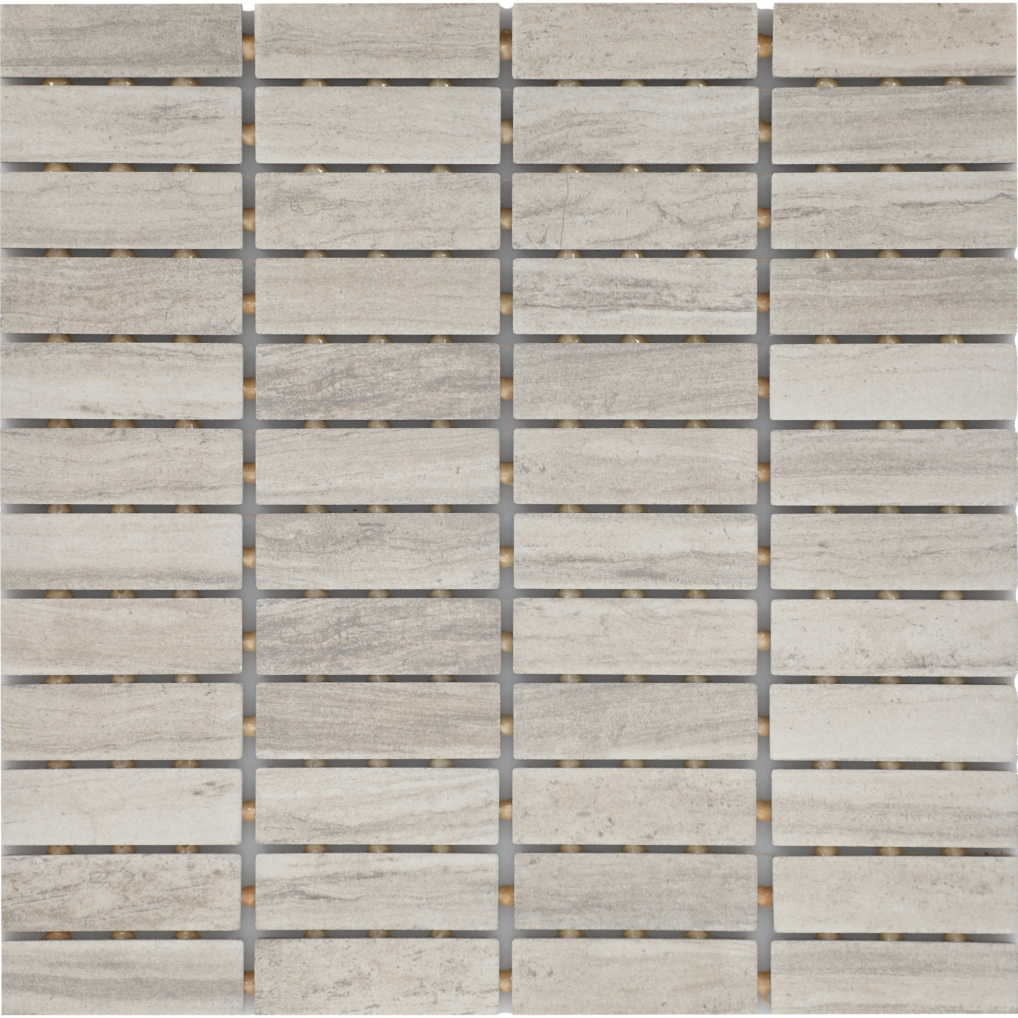 Daltile 1" x 3" Ceramic Mosaic Tile in Column Gray | Wayfair