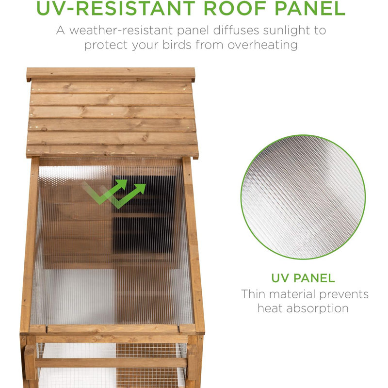 Tucker Murphy Pet™ Ellmarie Chicken Coop For Up To 3 Chickens | Wayfair