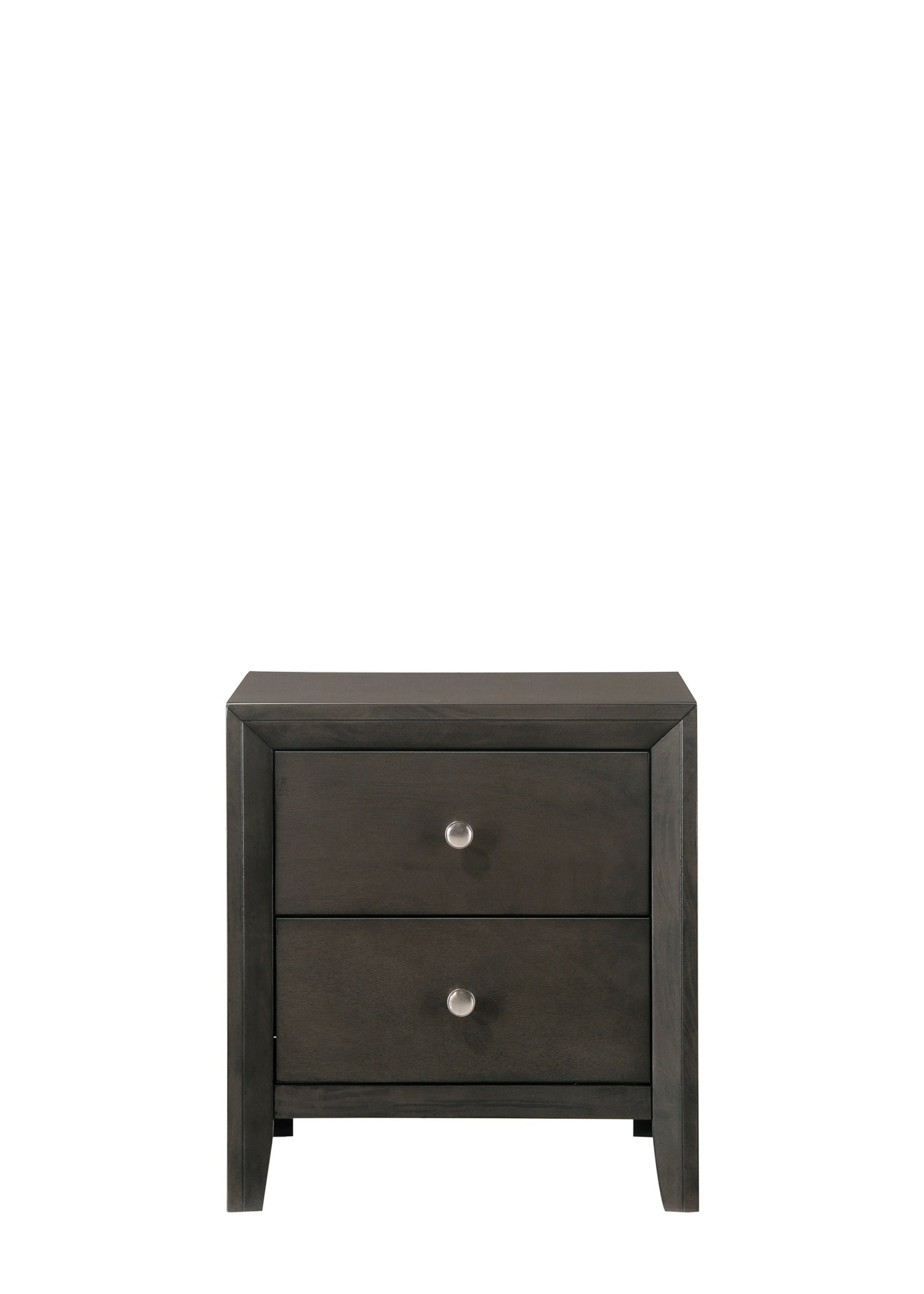 Hokku Designs Denker Gunmetal Nightstand | Wayfair