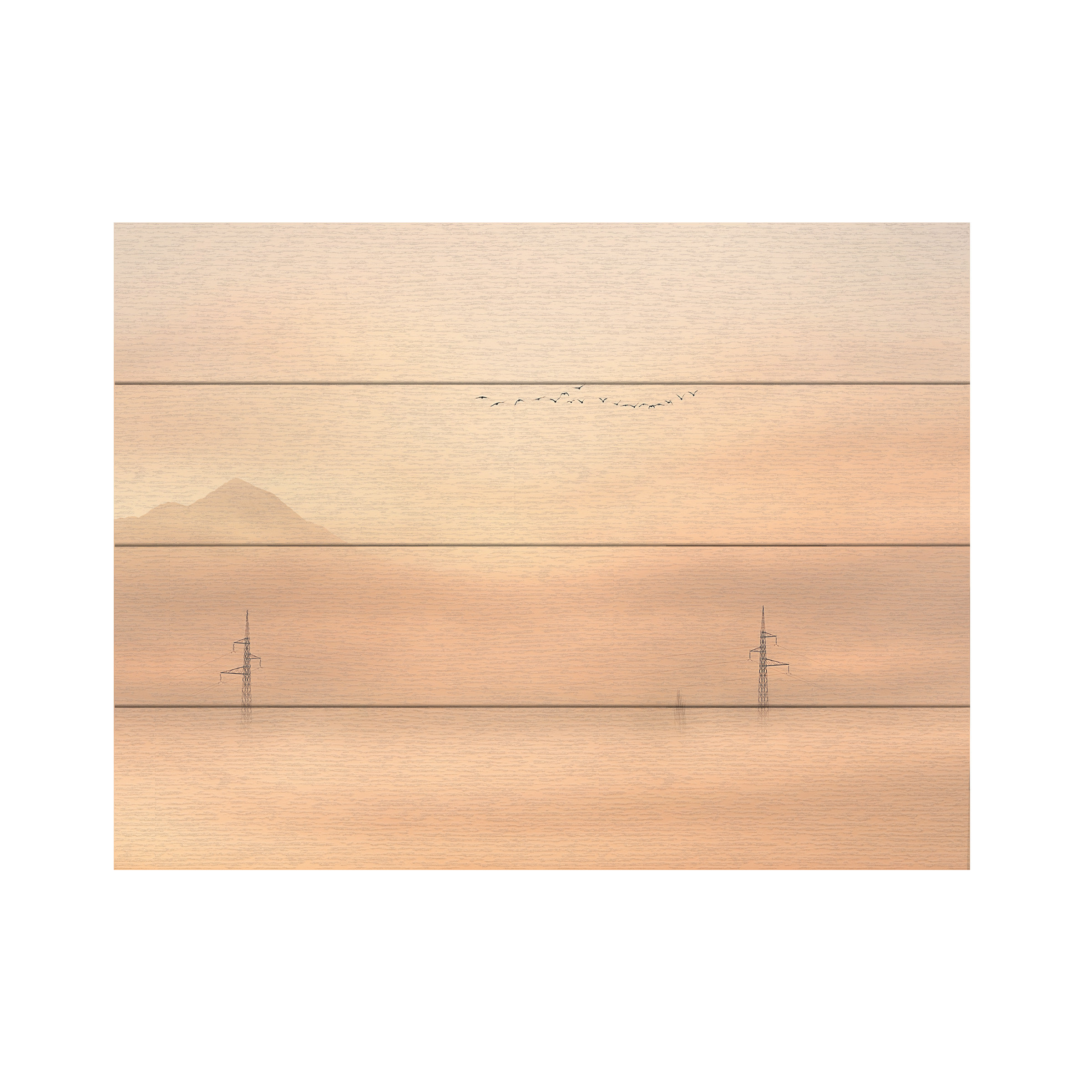Highland Dunes Todor Tanev Blurred Pylon Wood Slat Art - Wayfair Canada