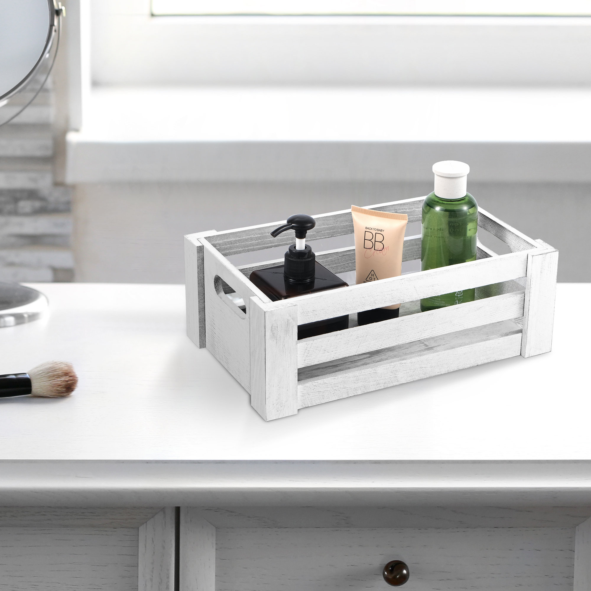 Gracie Oaks Solid Wood Bucket | Wayfair