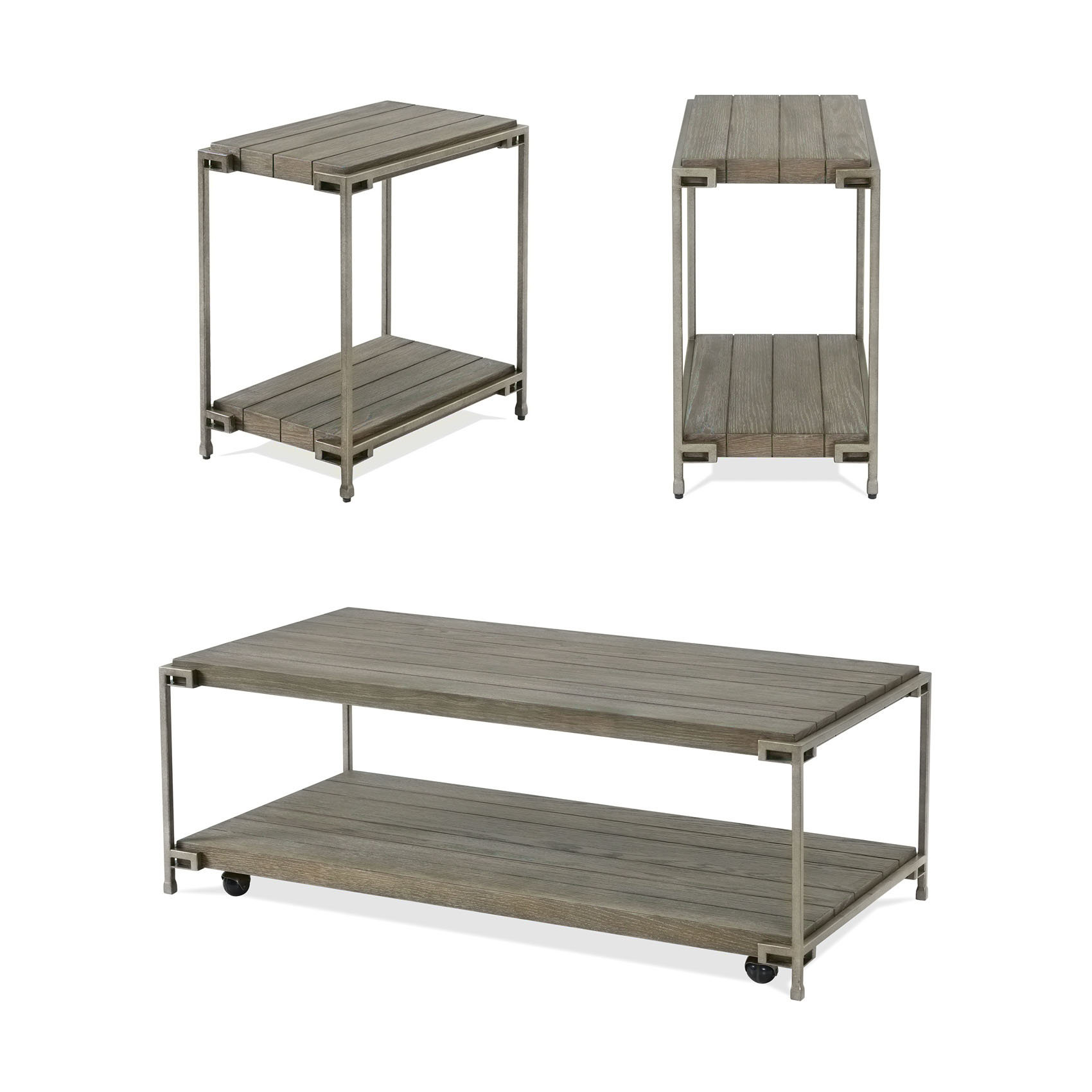 Latitude Run® Coffee Table and Chairside Tables Set | Wayfair