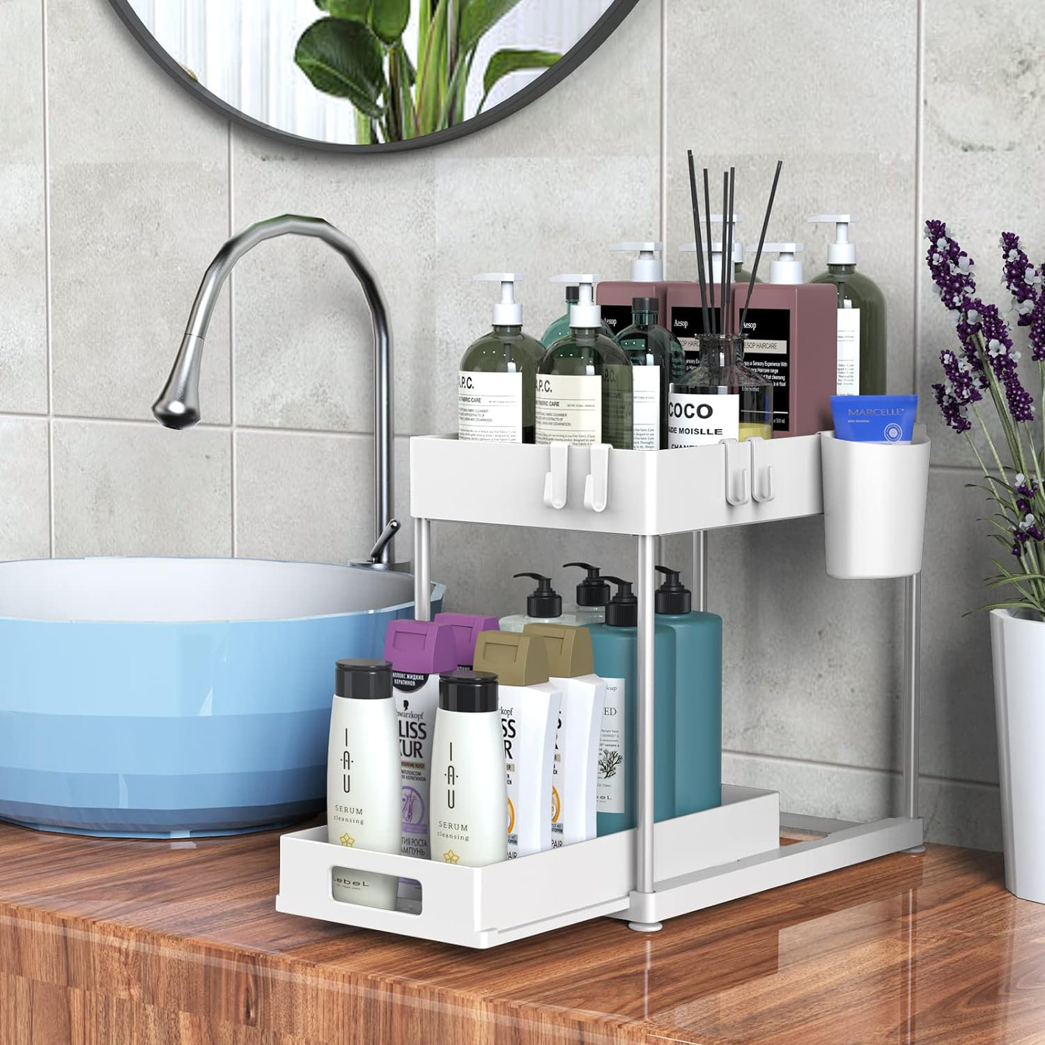 TRUSTEAN Plastic Under Sink Organizer | Wayfair