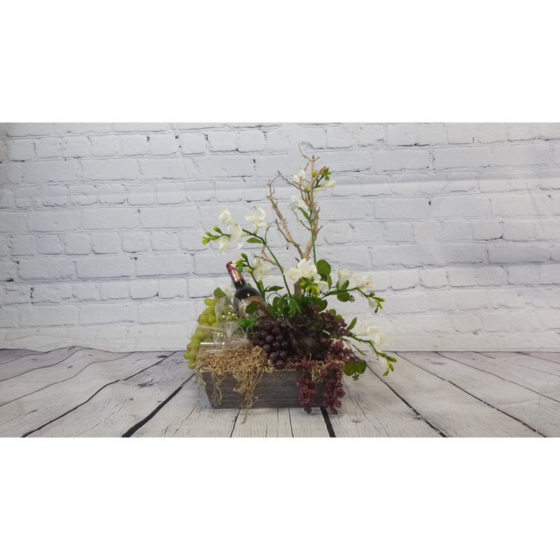 World Menagerie Stained Washed Manufactured Wood Crate & Reviews | Wayfair