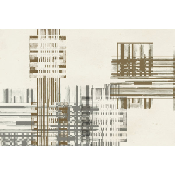 Metro Lane Matrix Illusion IV by Jennifer Goldberger - Wrapped Canvas ...