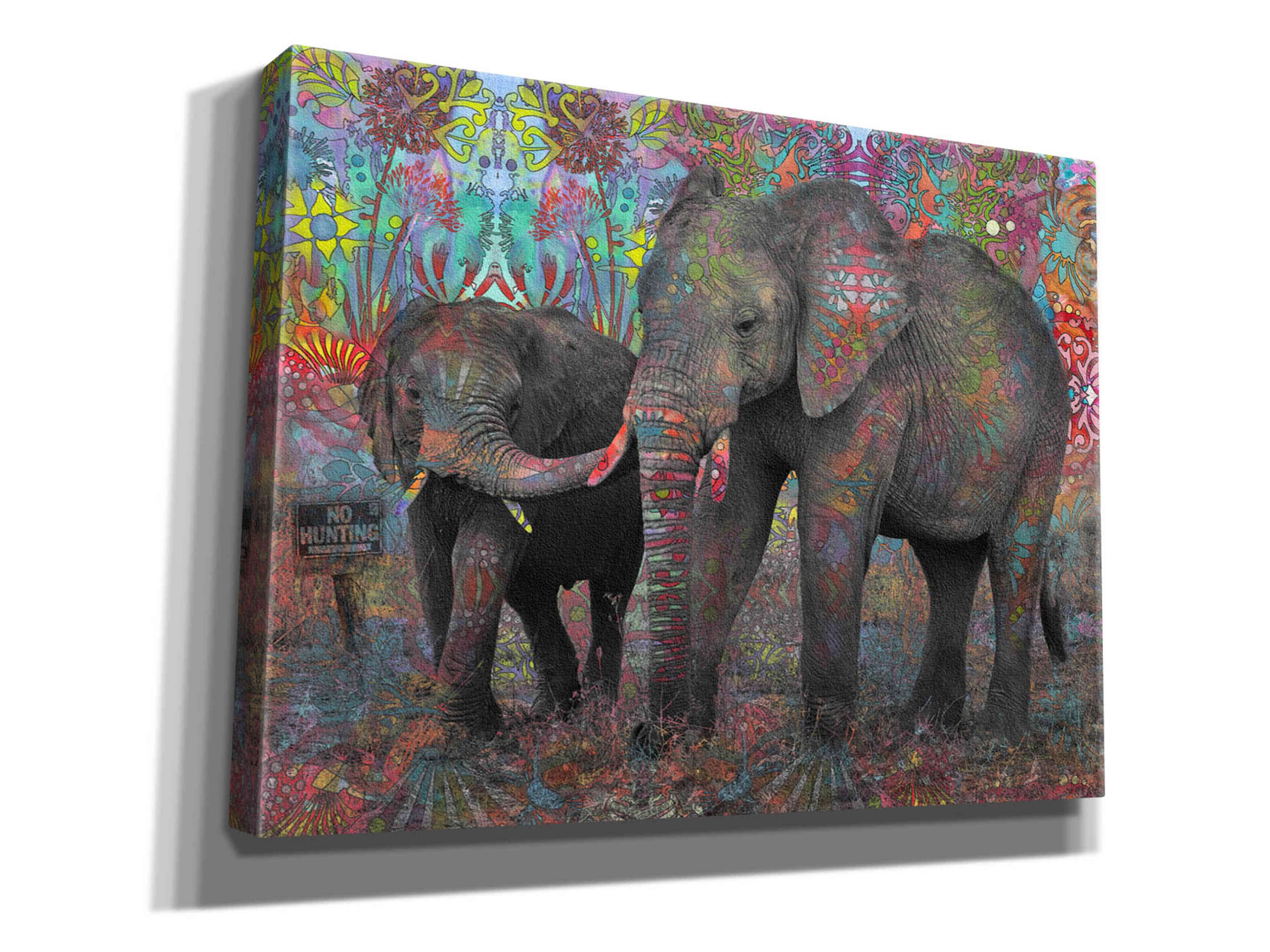 Bungalow Rose Epic Graffiti 'No Hunting' By Dean Russo, Giclee C No ...