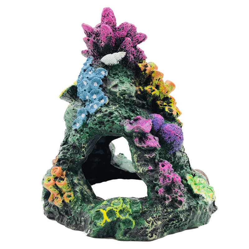Bay Isle Home™ This colorful coral reef set is a vibrant fish tank ...