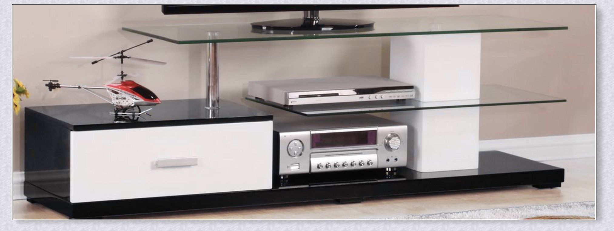 Mercer41 Ivana & Finish TV Stand Stable support, multi-functional ...