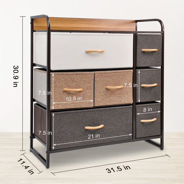 Rebrilliant Anatoli 7 Drawer Storage Chest & Reviews | Wayfair
