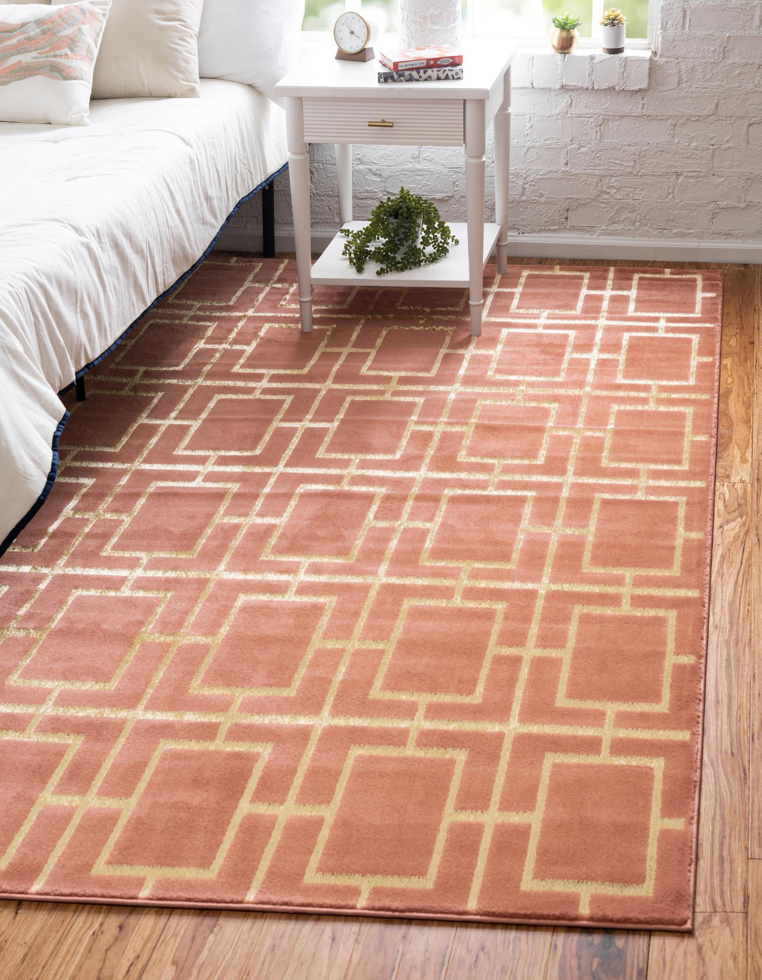 MarilynMonroe Glam Geometric Rug & Reviews | Wayfair