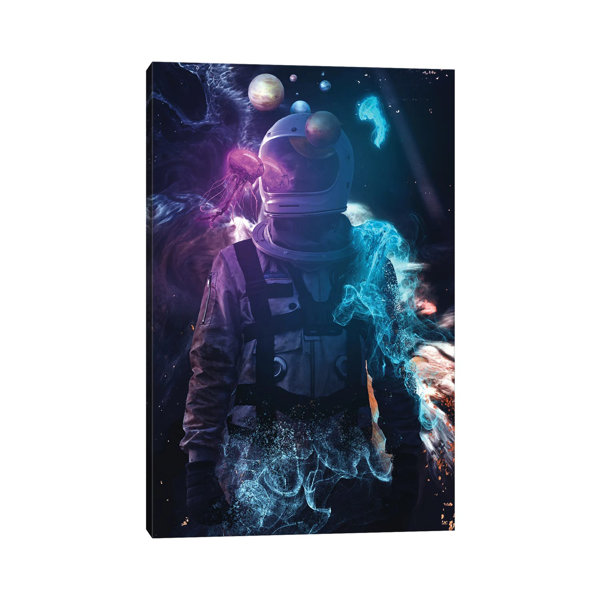 Isabelle & Max Astroverse by Marischa Becker - Wrapped Canvas Painting ...