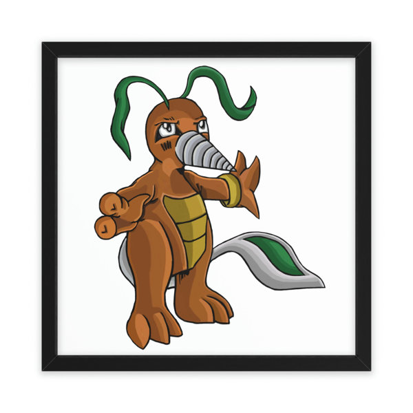Trinx Drillbug Framed On Paper Illustration | Wayfair