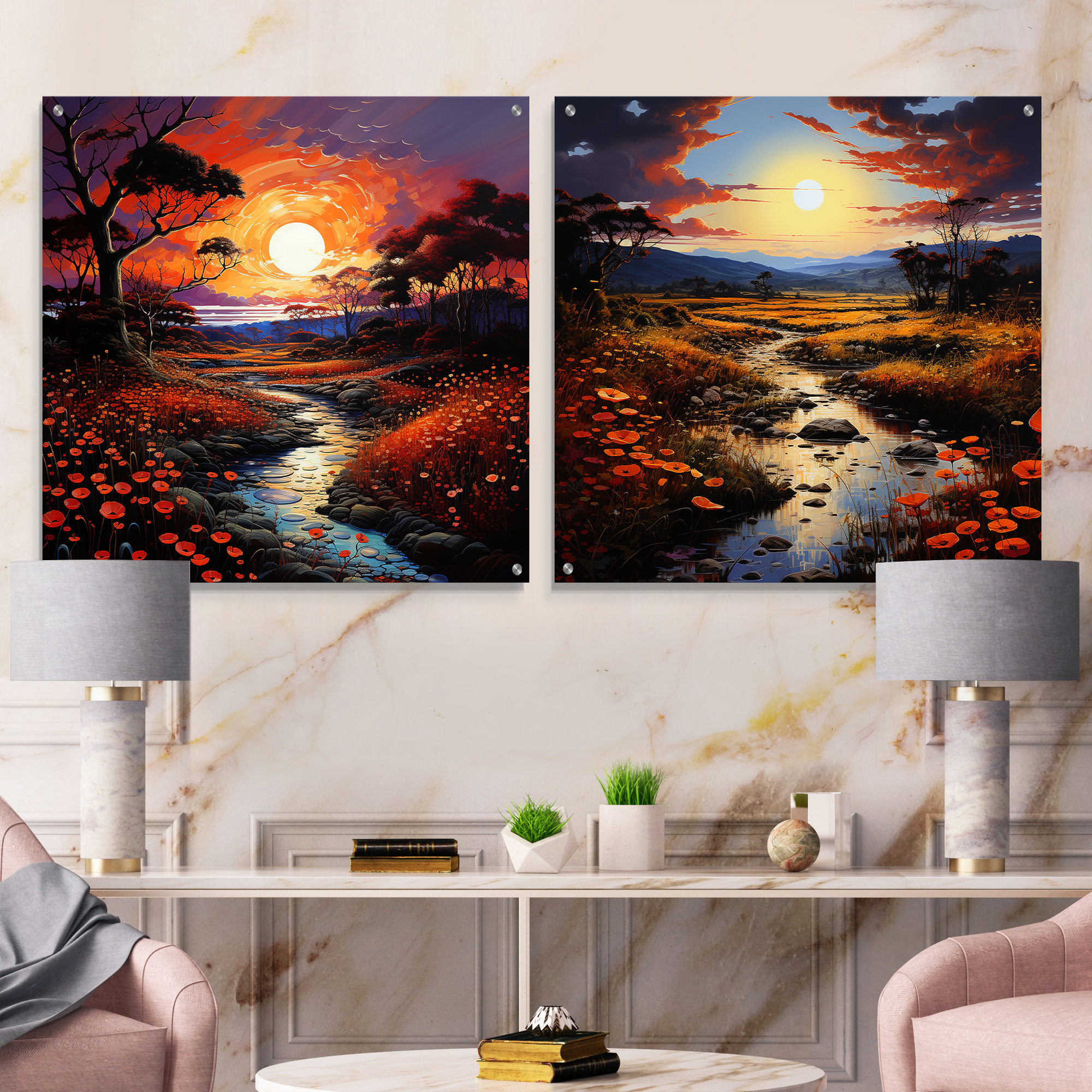 Lark Manor™ Neo Expressionism Harmony Of River - Neo-Expressionism ...