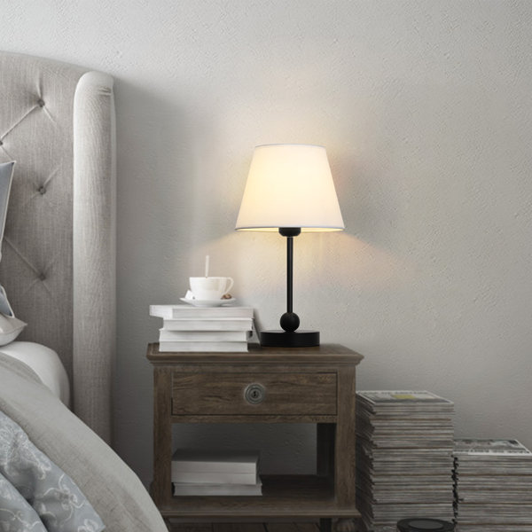 Ebern Designs Tanyeka 10" Black Desk Lamp | Wayfair