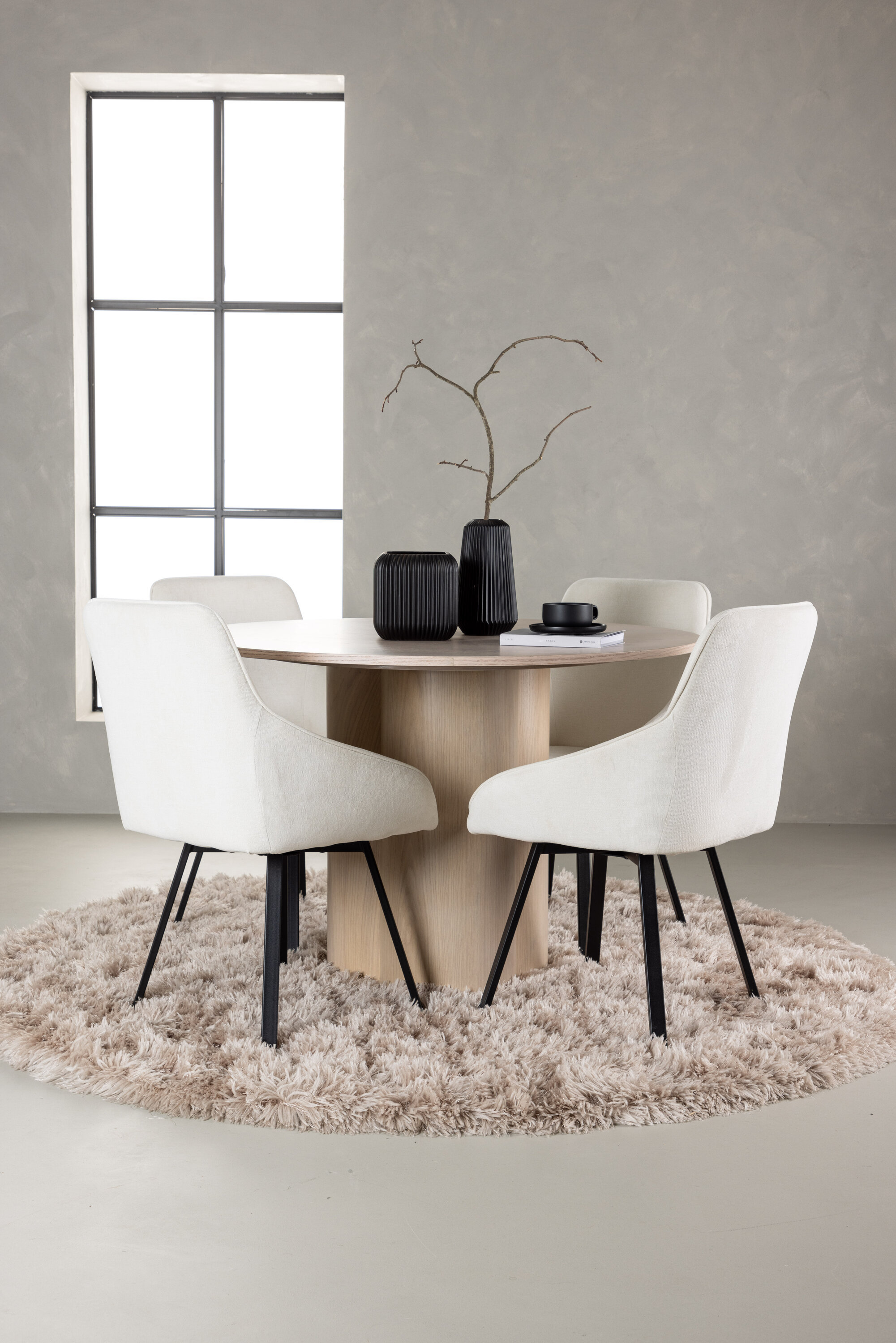 Ebern Designs Dining Set Olivia with the chairs Rosie | Wayfair.co.uk