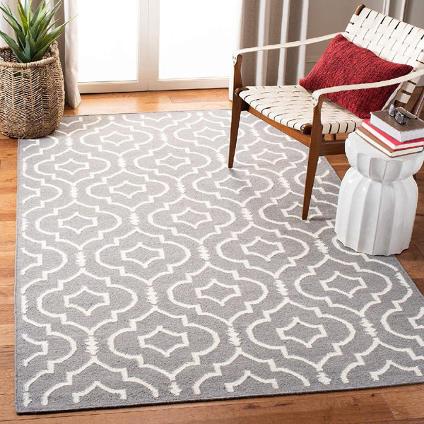 Winston Porter Dhameer Hand Braided Wool Abstract Rug - Wayfair Canada