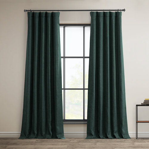 Green Curtains & Drapes You'll Love | Wayfair