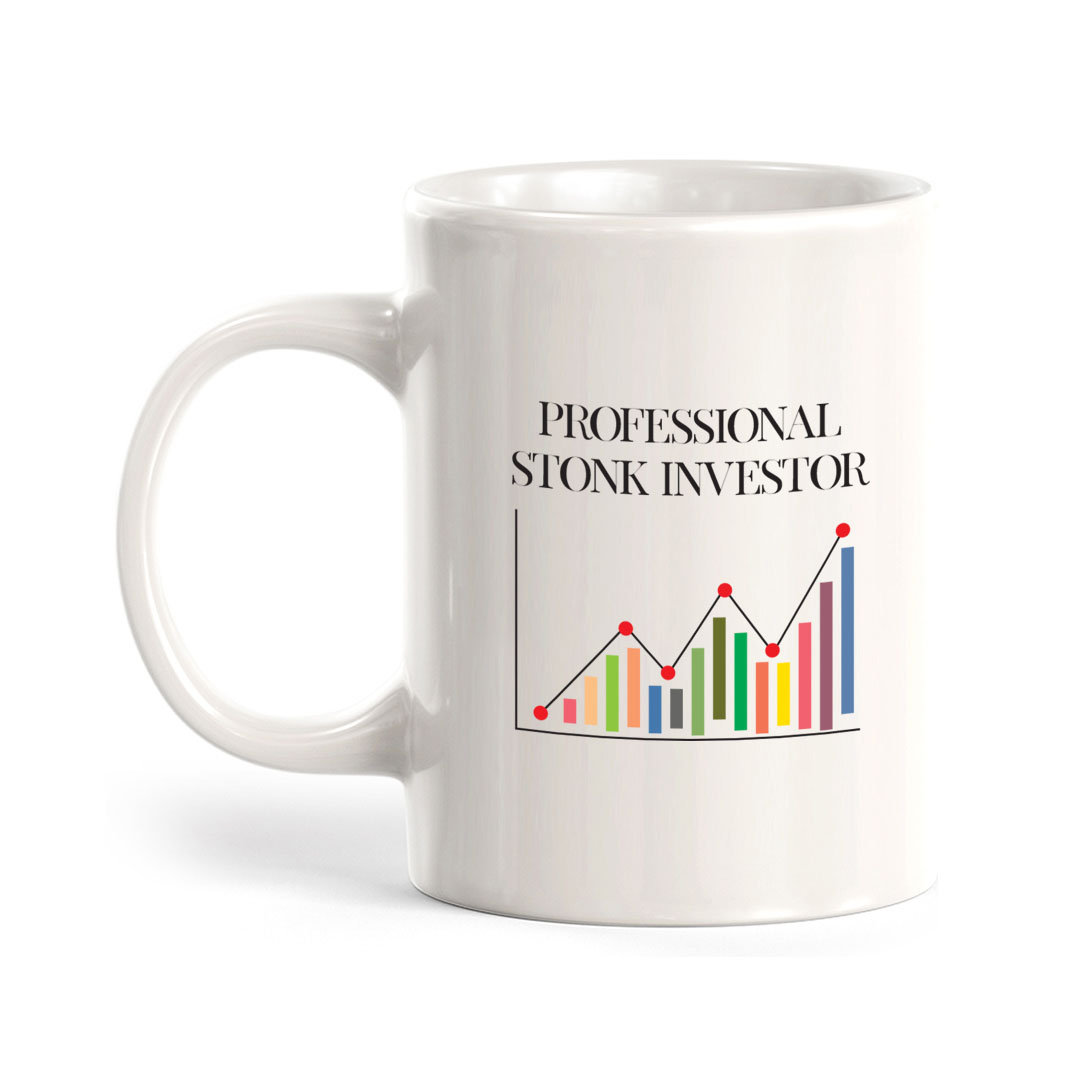 Trinx Professional Stonk Investor 15Oz Coffee Mug | Wayfair