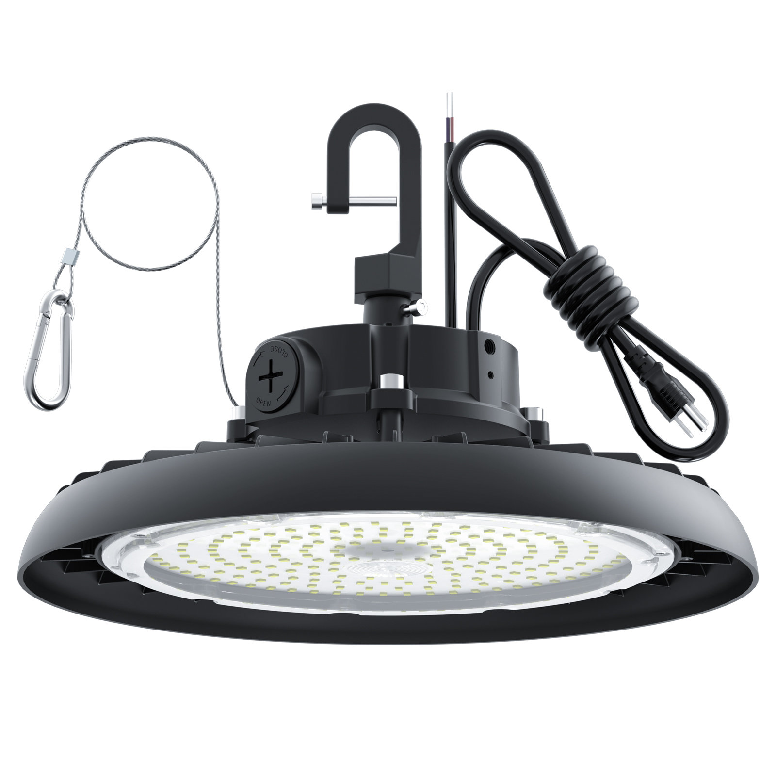 Sliny Toy Trade LED High Bay Lights 180W UFO Shop Lights 32400LM 6000K Commercial Bay Lighting ...