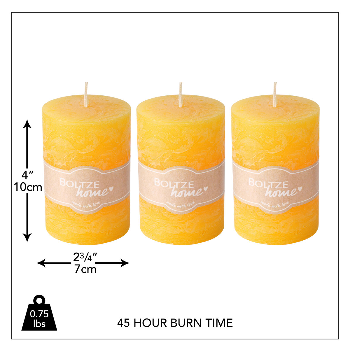 Whole House Worlds 3 Piece Pillar Candle Set | Wayfair