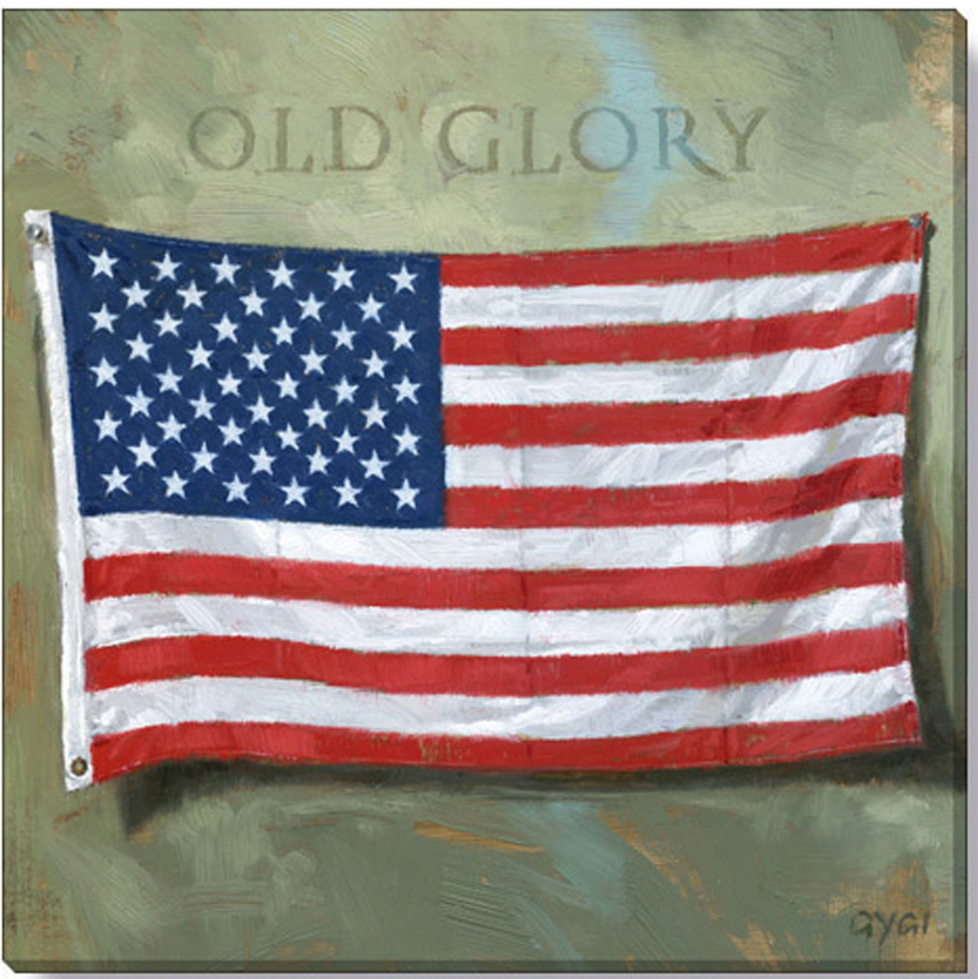 Darren Gygi Home Collection Old Glory Giclee by Darren Gygi - Wrapped ...