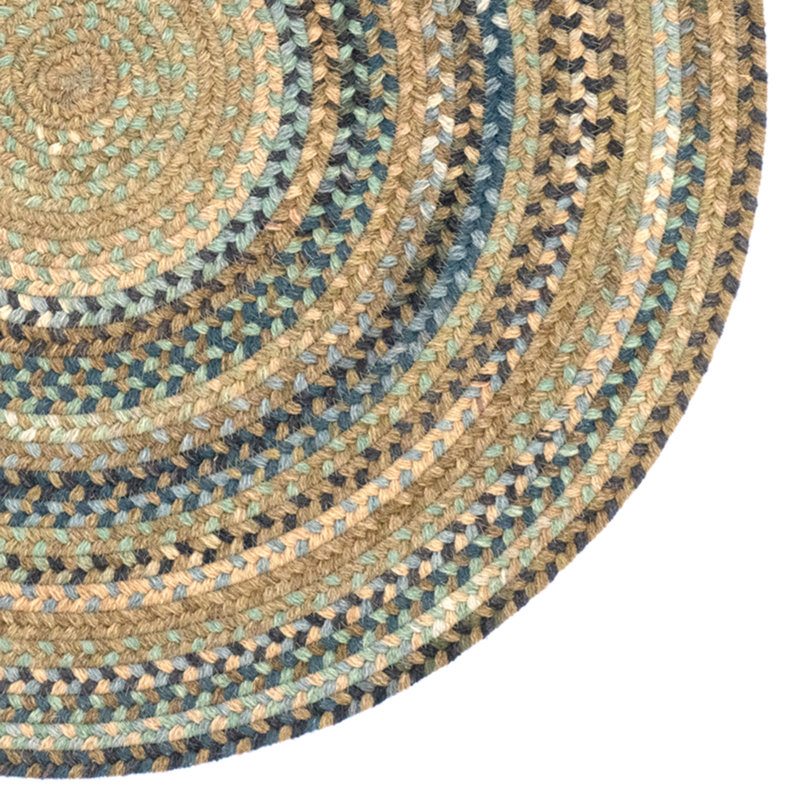 Bungalow Rose Round Jaykin Wool Area Rug | Wayfair